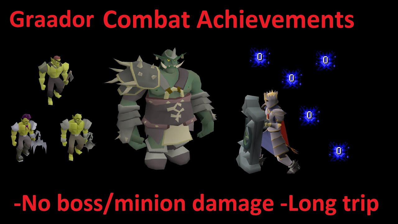 (Combat Achievements) All General Graardor Grandmaster Tasks - YouTube