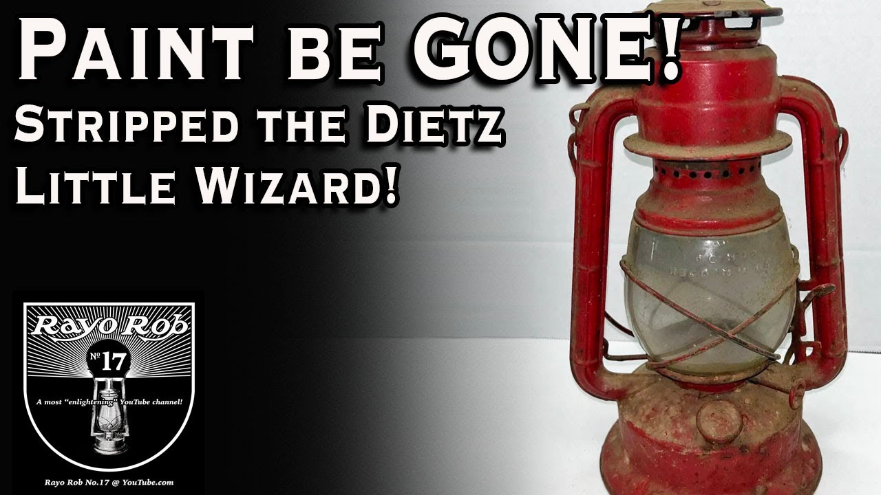 Paint be Gone! Stripped the Dietz Little Wizard! - YouTube