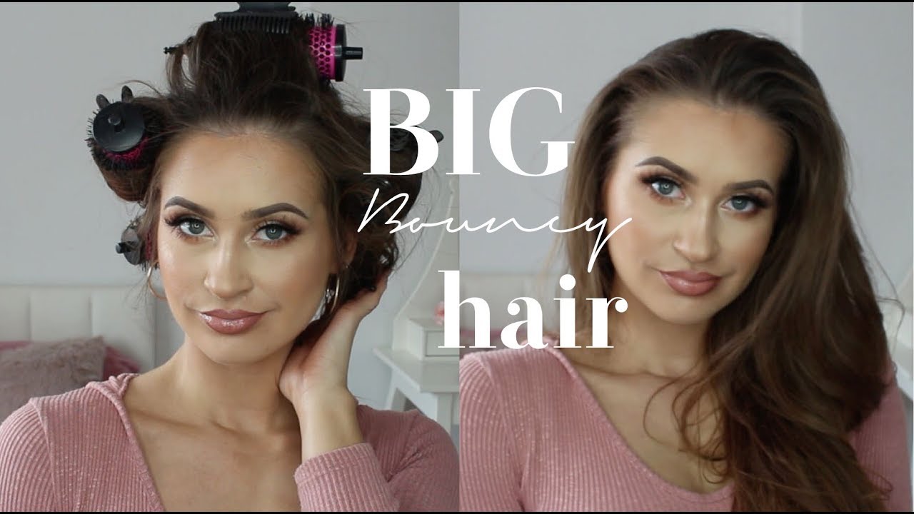 BIG BOUNCY VOLUMINOUS CURLS FOR LONG HAIR | PRO BLO 'CURL ME' - YouTube