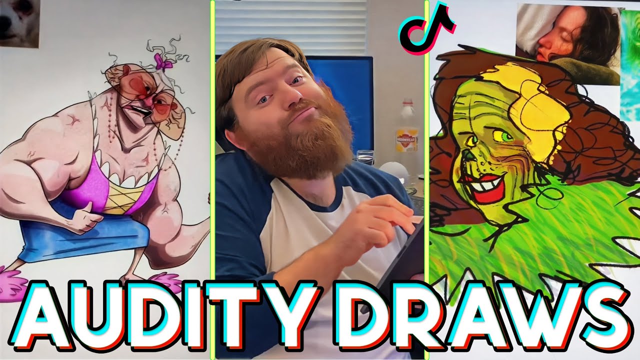 NEW Audity Draws Tiktok Funny Videos - Best of @Audity Drawing her ...