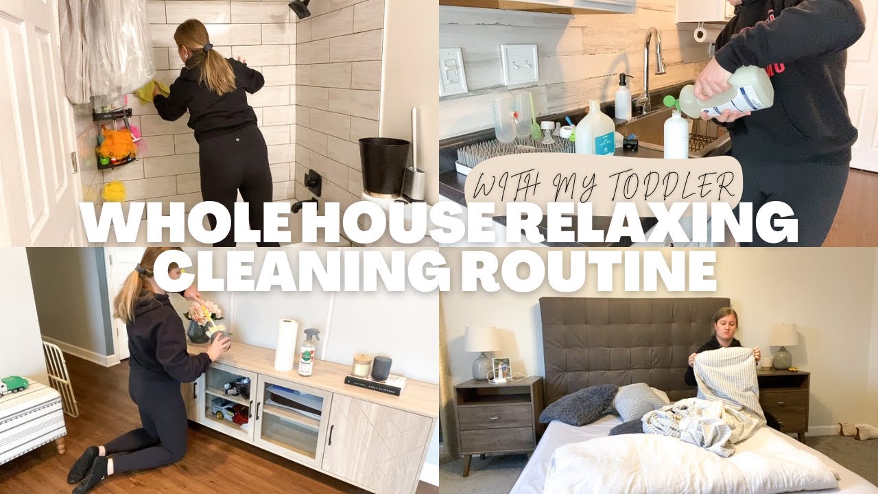 RELAXING CLEANING MOTIVATION: realistic weekly cleaning routine w/ a ...