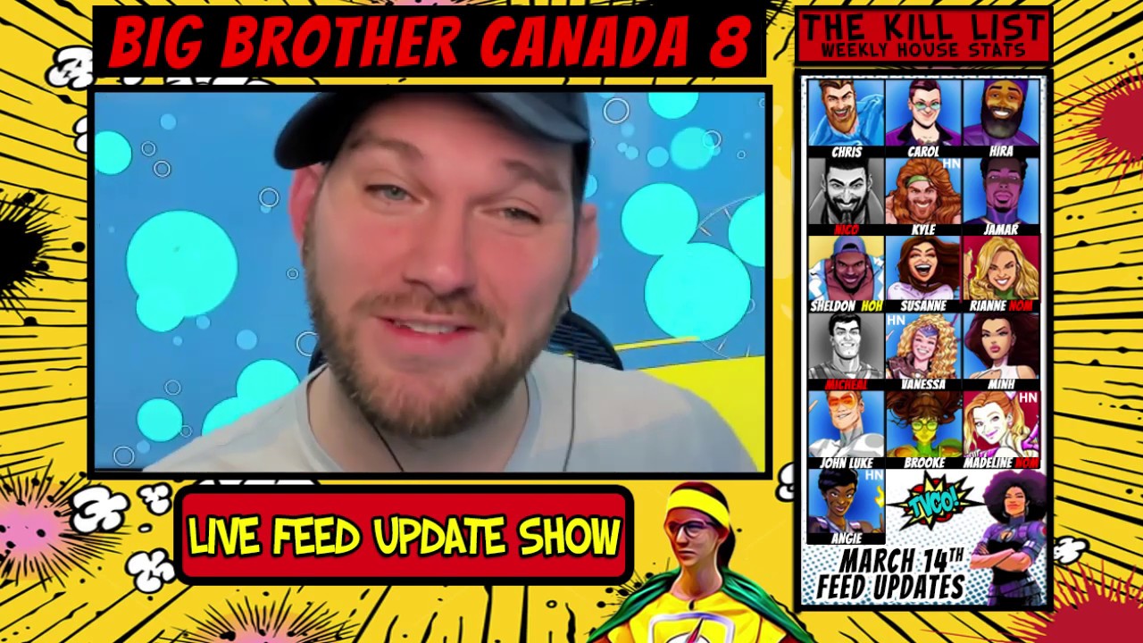#BBCAN8 LIVE FEED UPDATES: March 14th 2020 - PRE & POST NOM DRAMA! Kyle ...