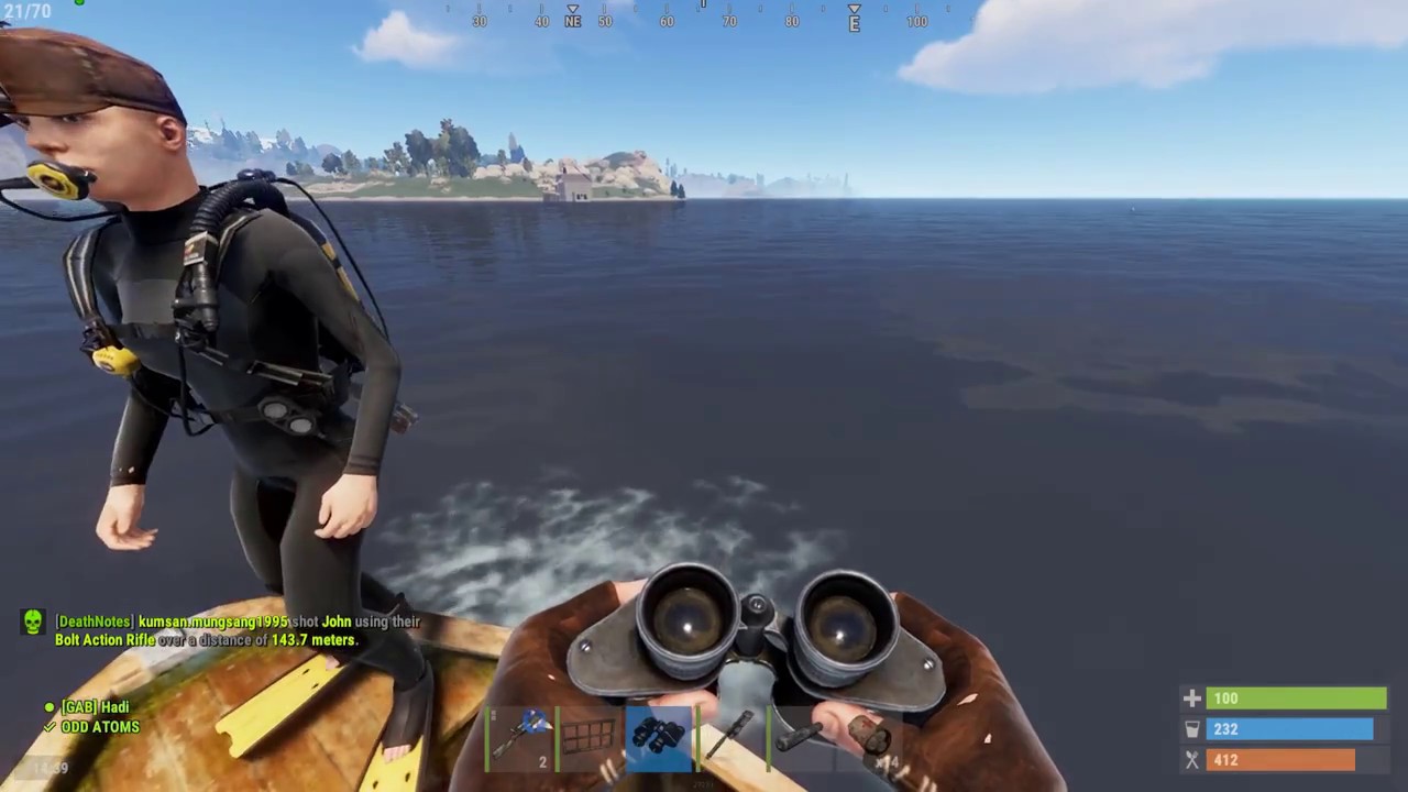 Rust water driving with friend || game play - YouTube