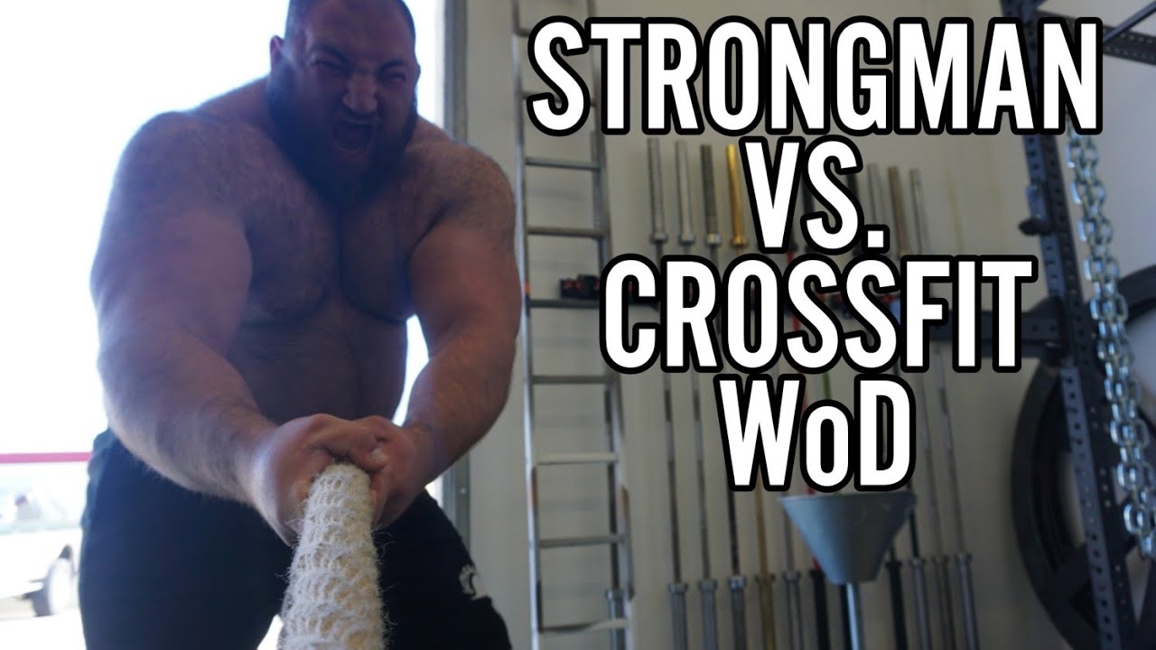 Strongman vs. CrossFit WoD Armageddon. Dennis macht Cardio - YouTube