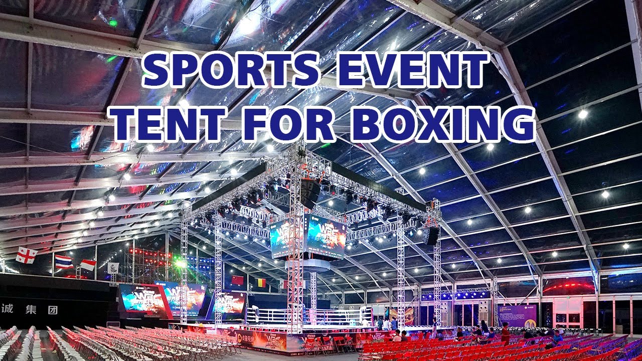 Sports Event Tent for Boxing - Boxing Tent, Event Tent, Transparent ...