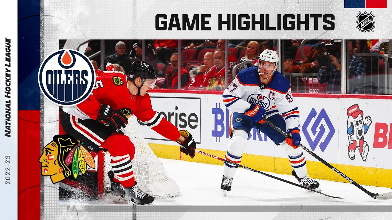 Oilers @ Blackhawks 11/30 | NHL Highlights 2022 - YouTube