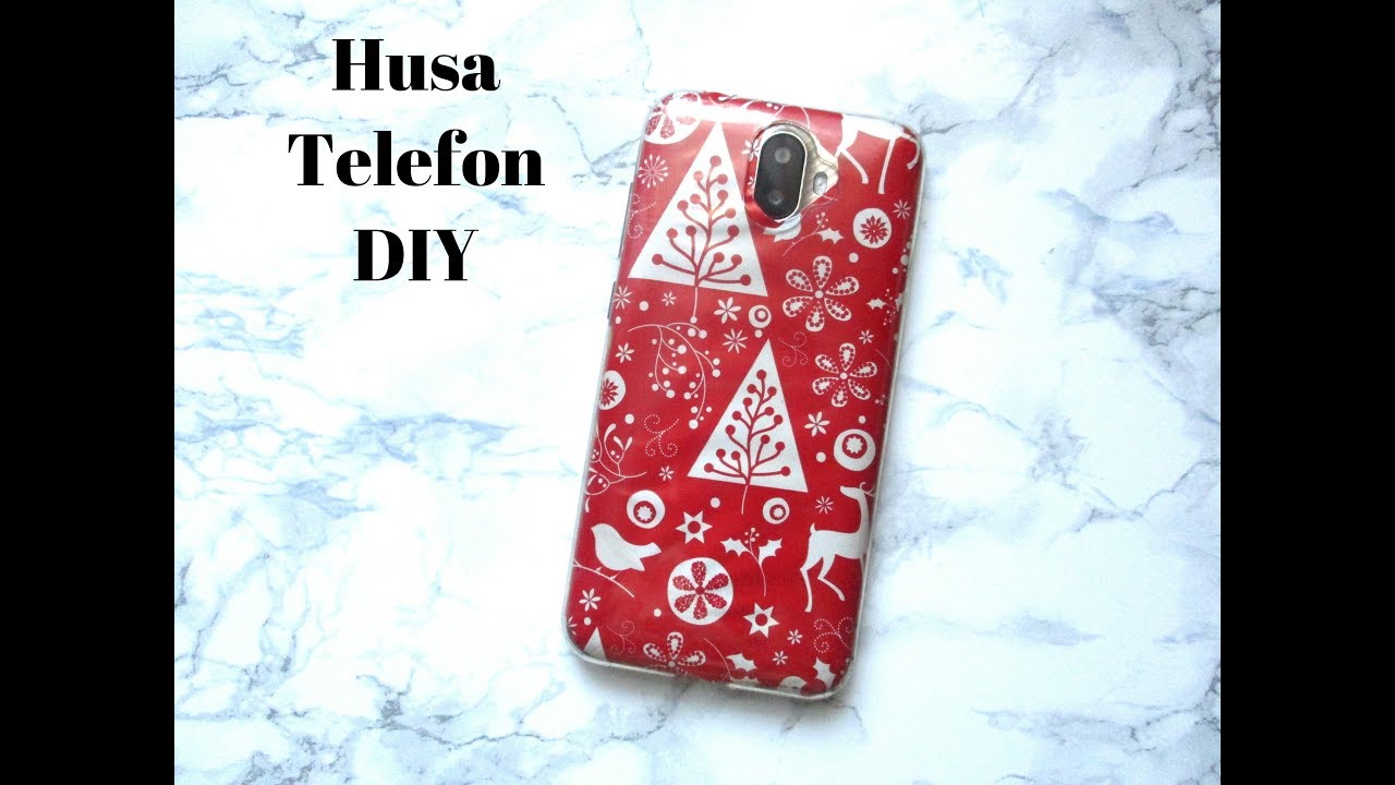 Cum decorezi husa telefonului de Craciun? Simplu de Facut - YouTube