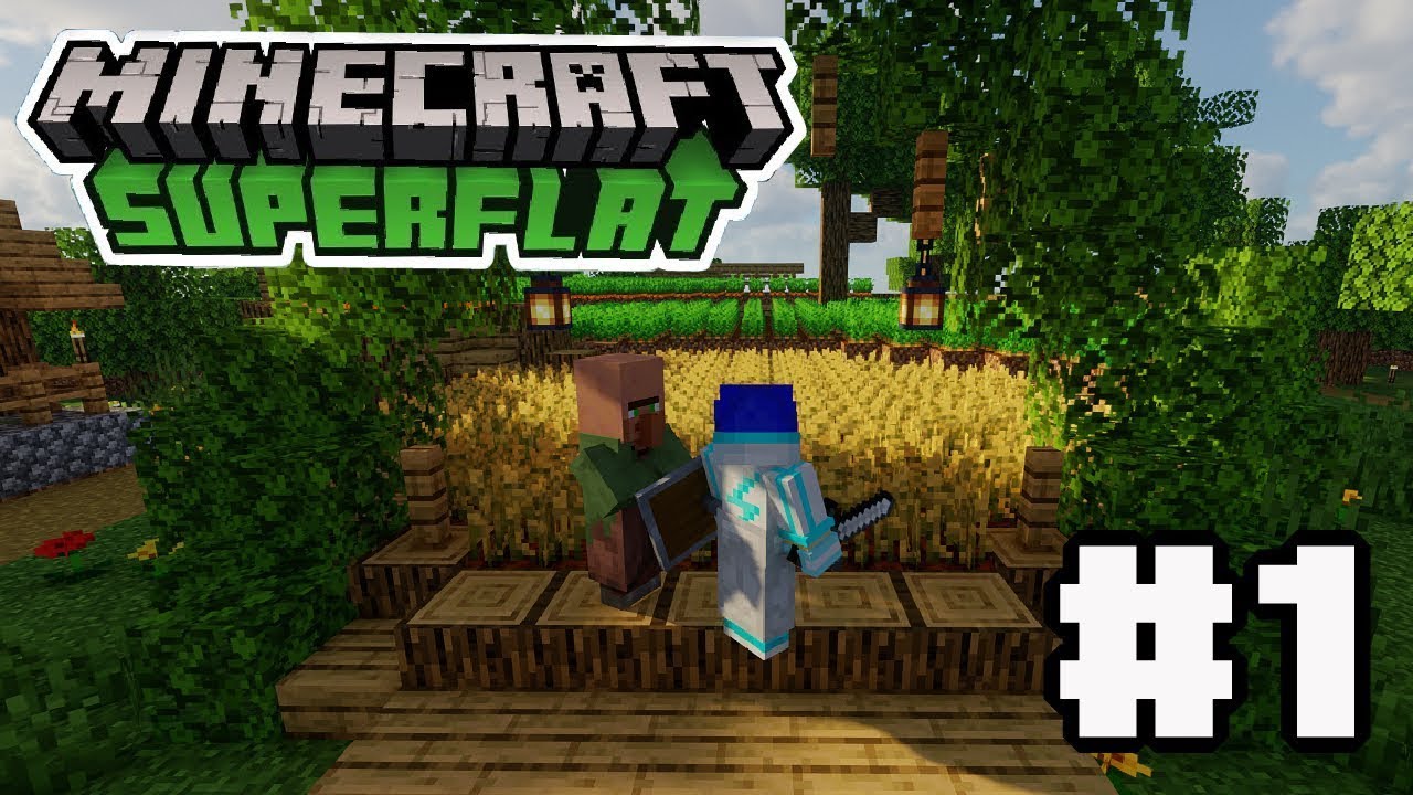 Minecraft Hardcore Superflat #1 Becoming Slime Proof - YouTube