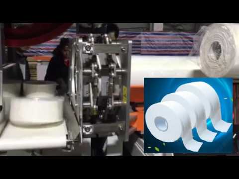 Full auto bobbin maxi roll slitting cutting machine high speed - YouTube