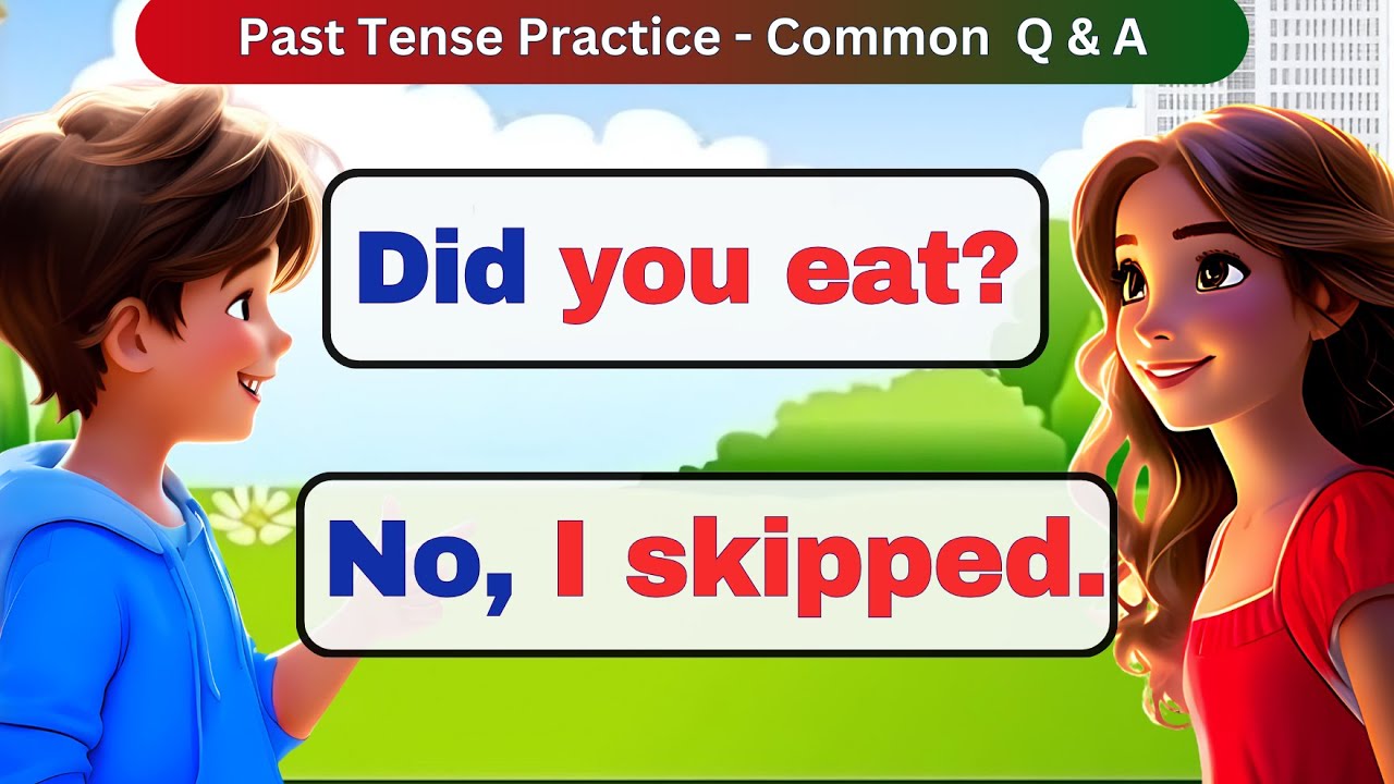 English Conversation Practice | Past Tense English Speaking Practice ...