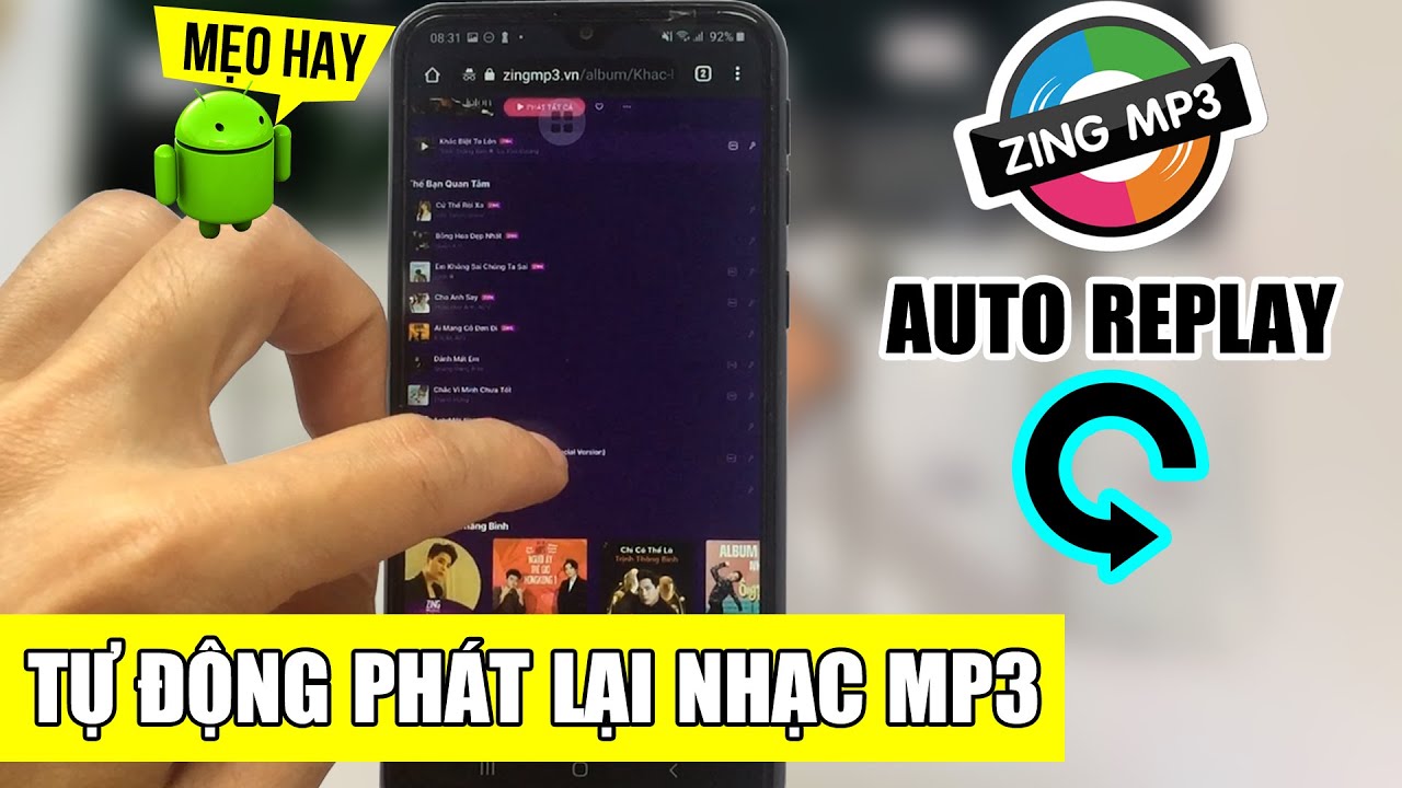 Mẹo hay tự động phát lại nhạc Zing Mp3 trên điện thoại - Không cần App ...