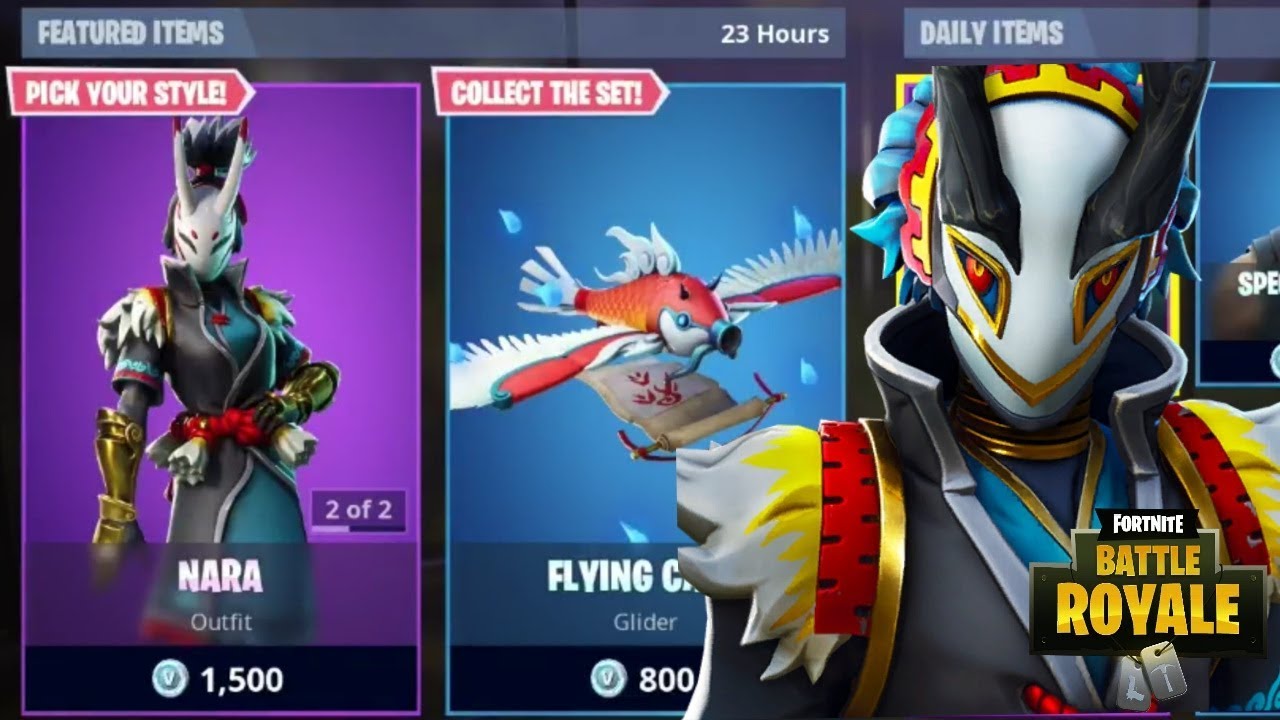NEW TARO & NARA SKINS + FLYING CARP GILDER + GATEKEPPER PICKAXE ...