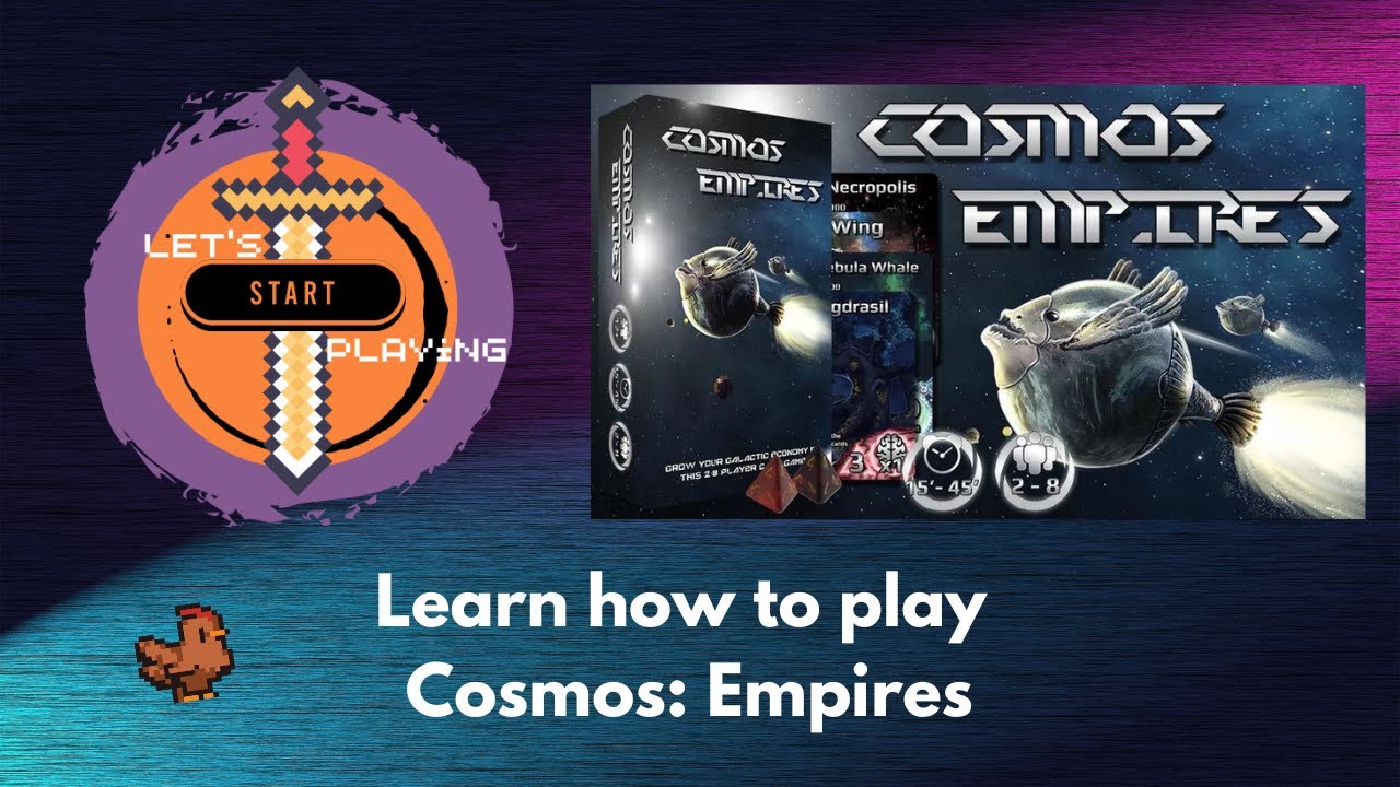 Cosmos: Empires - How to play - Board Game Arena (BGA) teach - YouTube