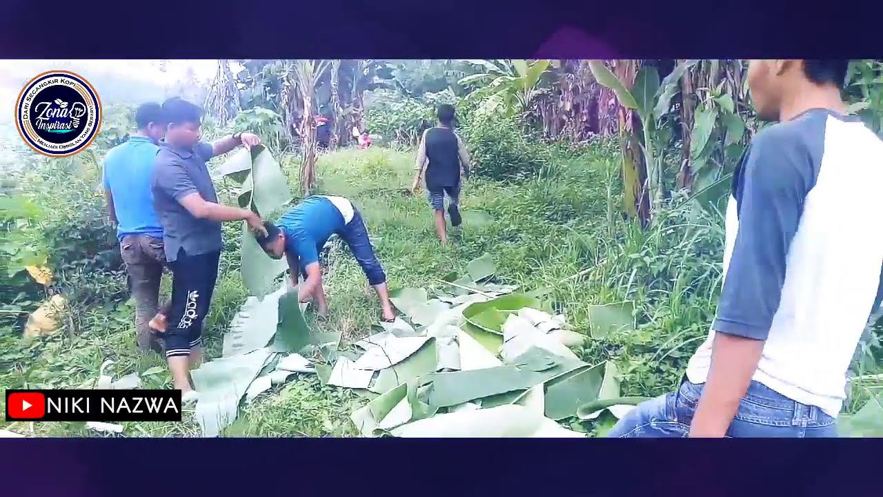 TRADISI NGAMBIL DAUN MUDA MUDI DESA KUBU BATU, BORSA - YouTube