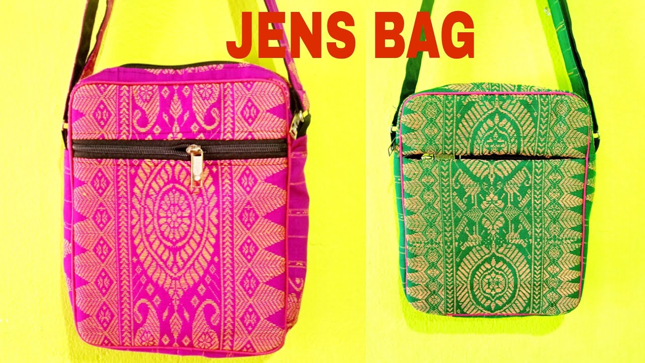 Bag banane ka asan tarika | Bodo traditional Bag |bag cutting and ...