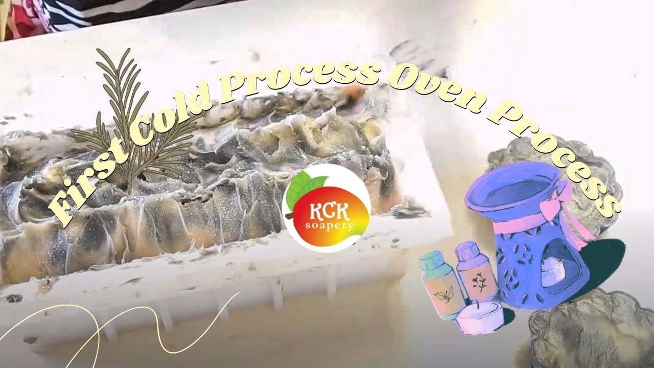 First Cold Process Oven Process Soap | KCK Soapery - YouTube