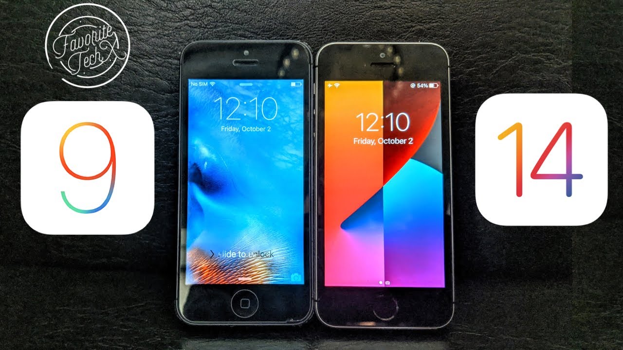 iOS 14 vs iOS 9 Full comparison 😍 - YouTube