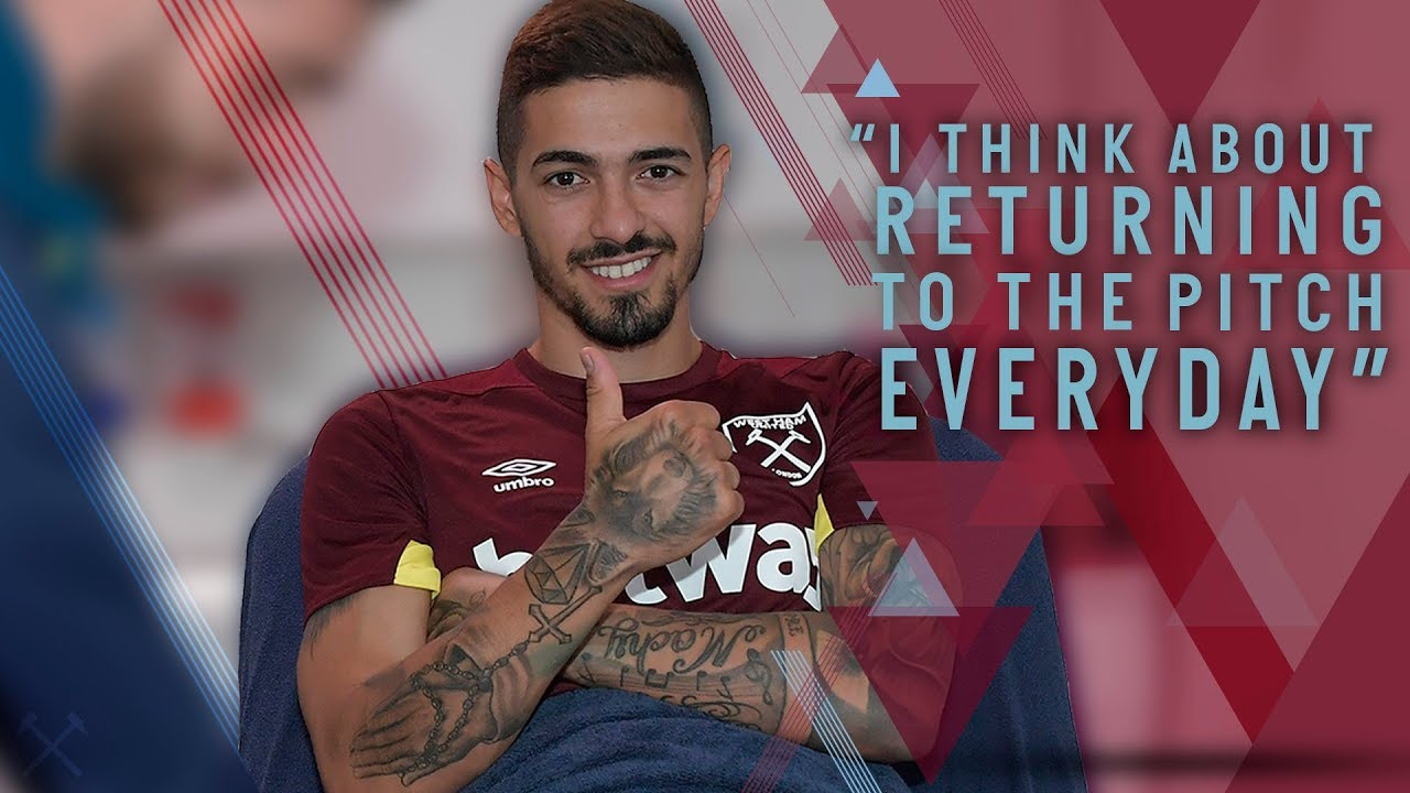 LANZINI: I THINK ABOUT RETURNING TO THE PITCH EVERYDAY - YouTube