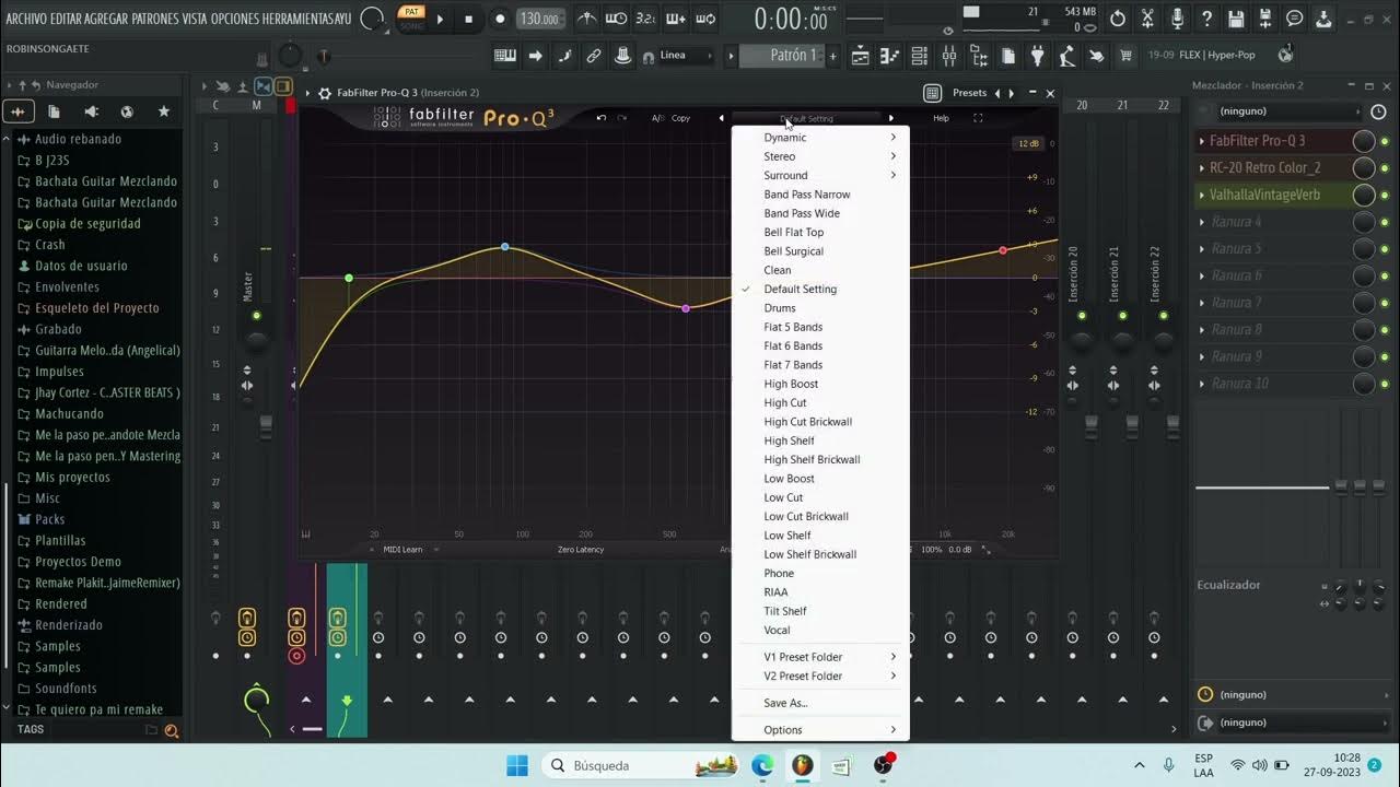 Como Guardar Presets y Cadenas de efectos en Fl Studio 21 - YouTube