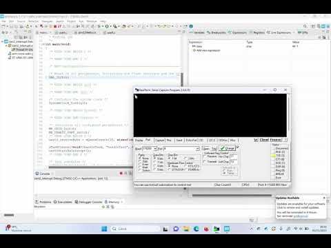 FreeRTOS: interrupt seriale - YouTube