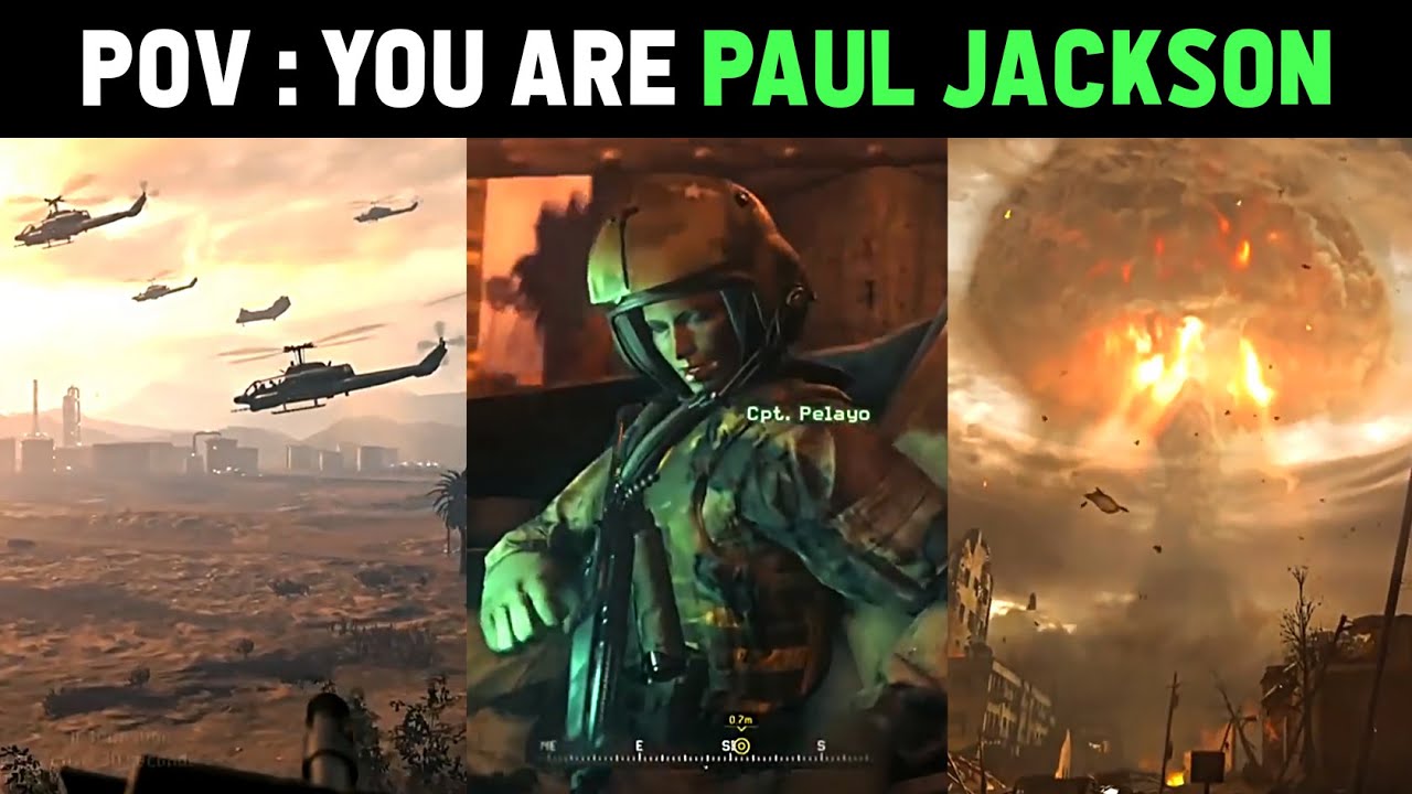 Paul Jackson missions in Call of Duty Modern Warfare #codedit #mw #mw2 ...