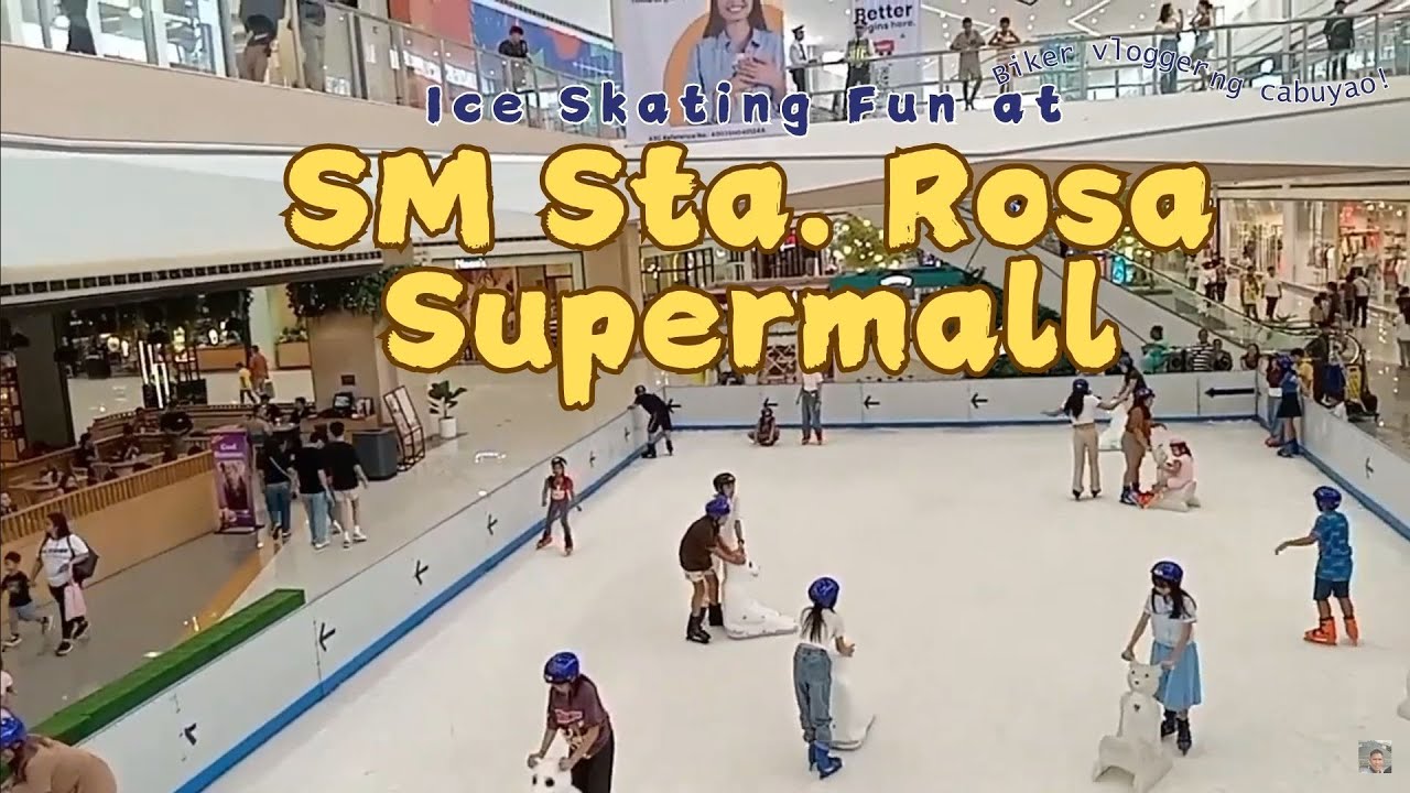 EXPLORING WINTER FUN AT SM SUPERMALL STA.ROSA ICE SKATING #explore # ...