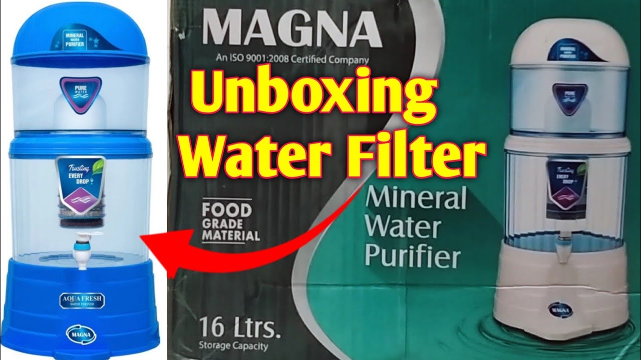 Aqua Fresh Mineral Pot blue gravity based 16 L Water Purifier ll Water ...
