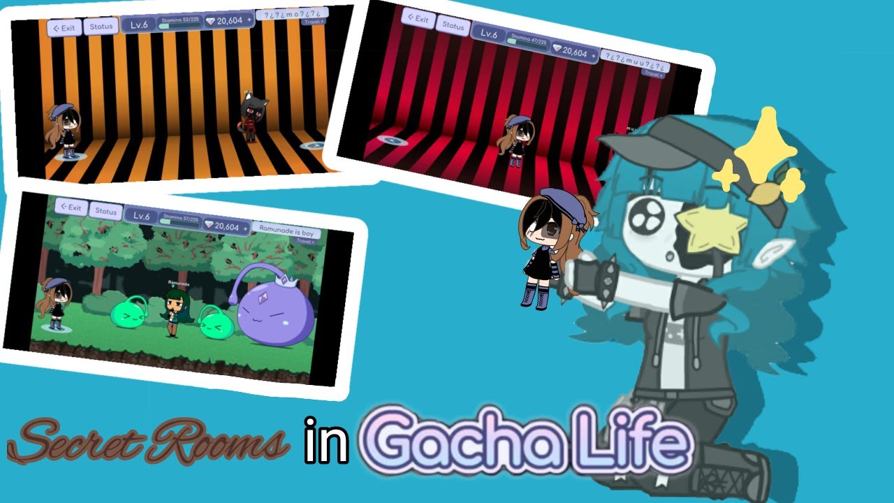 How to find secret rooms in gacha life! (My first video) - YouTube