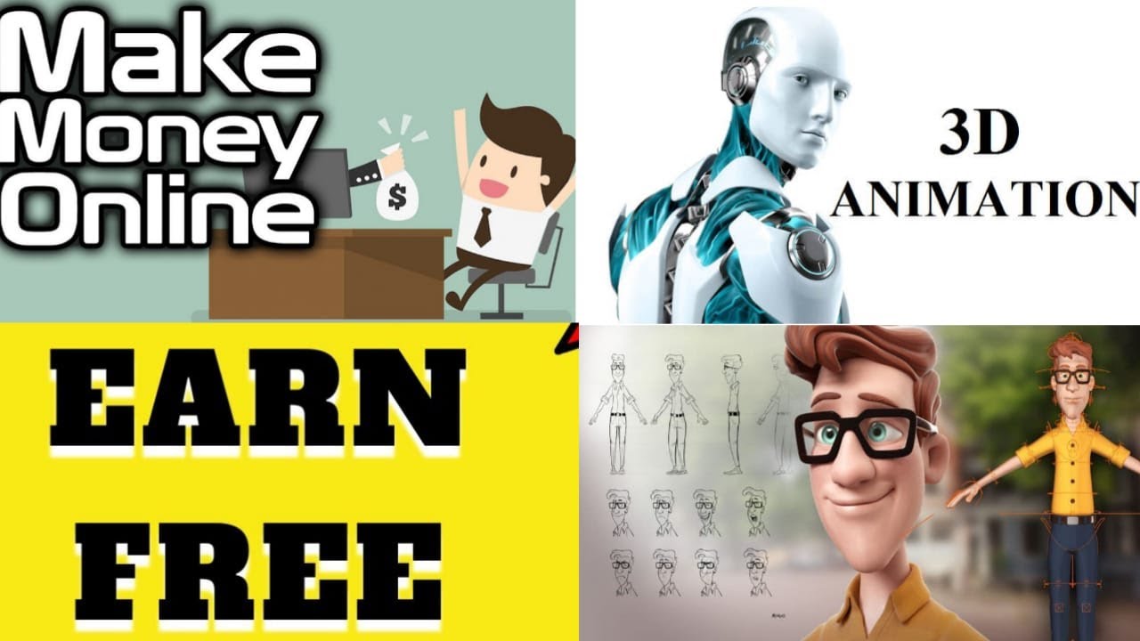 Make 3D Cartoon Animation Video || Online Earning | How to Earn Money ...