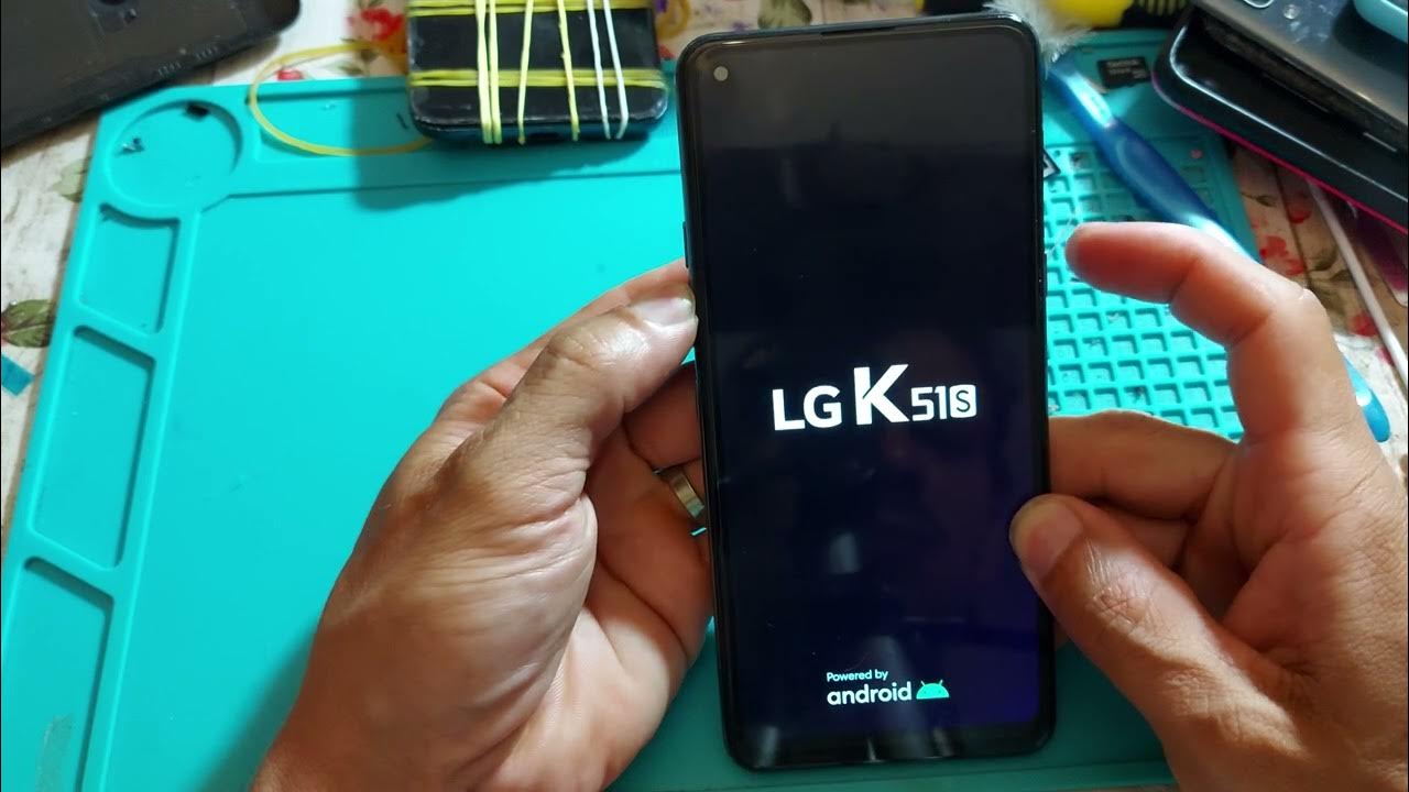Desbloquear LG K51s travado na conta Google - YouTube