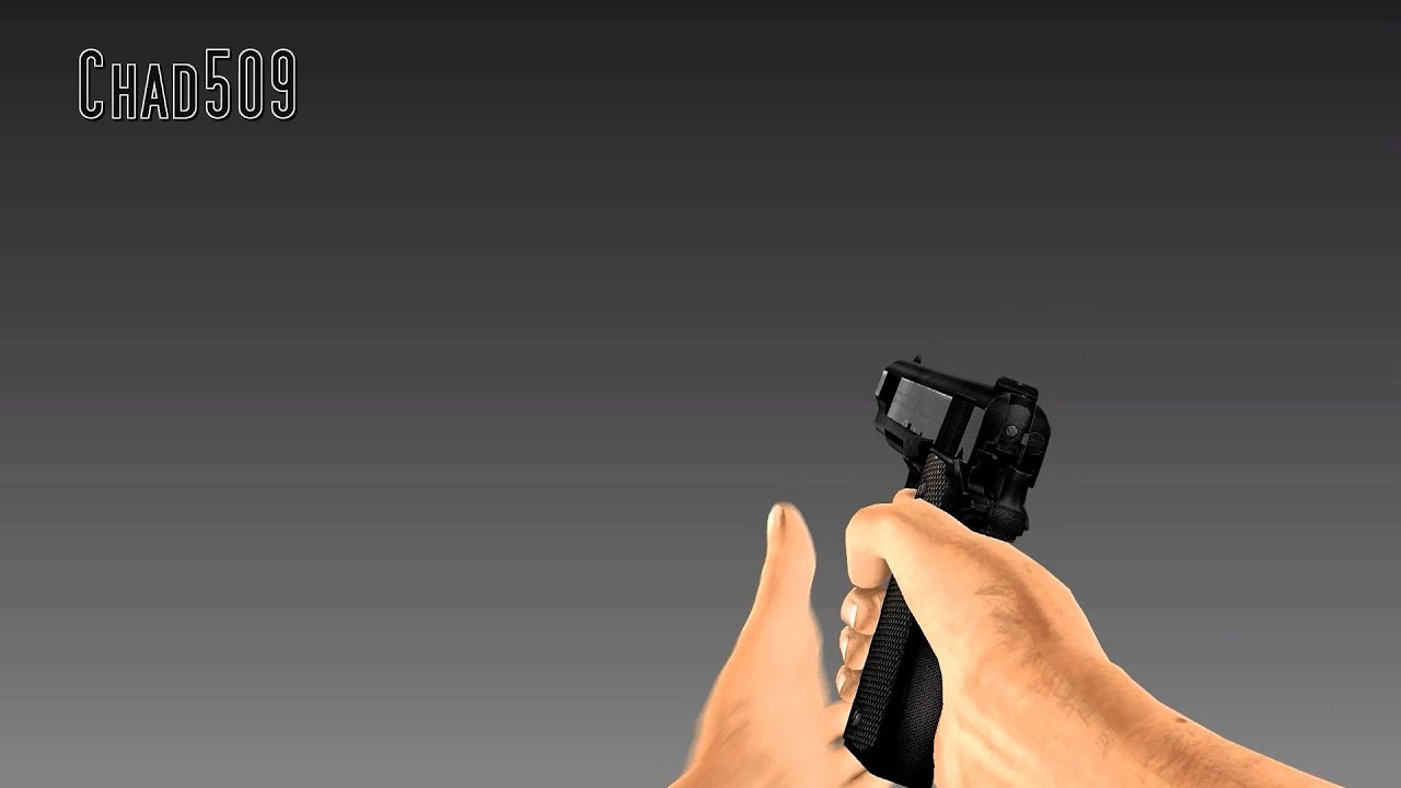 Colt 1911 Weapon 1st Person Animation - YouTube