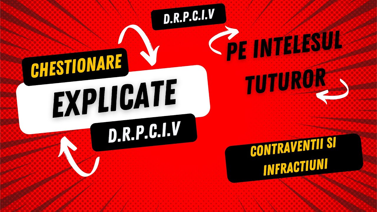 Chestionare explicate - Contraventii si Infractiuni partea I Legislatia ...
