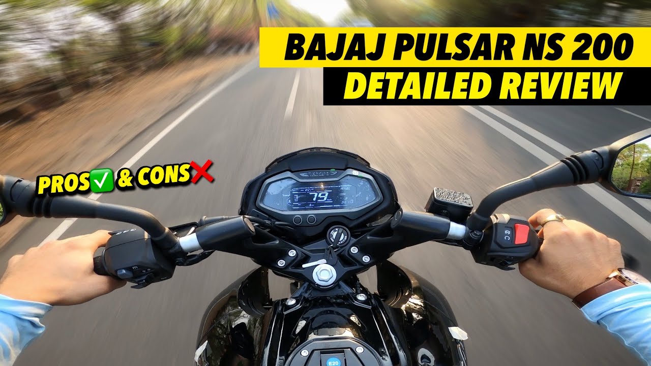 Bajaj Pulsar NS 200 New Model 2024 Ride Review - YouTube