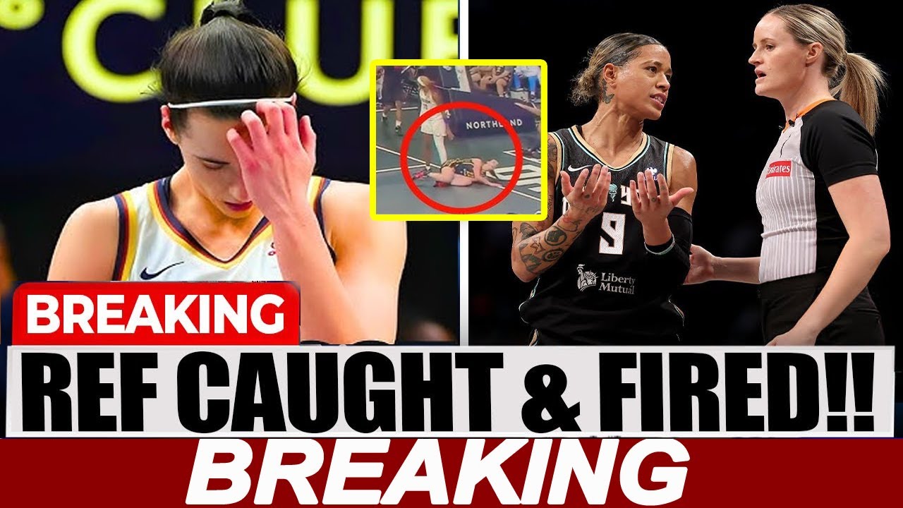 CORRUPT WNBA Referee FIRED After NEW Caitlin Clark Injury Footage ...