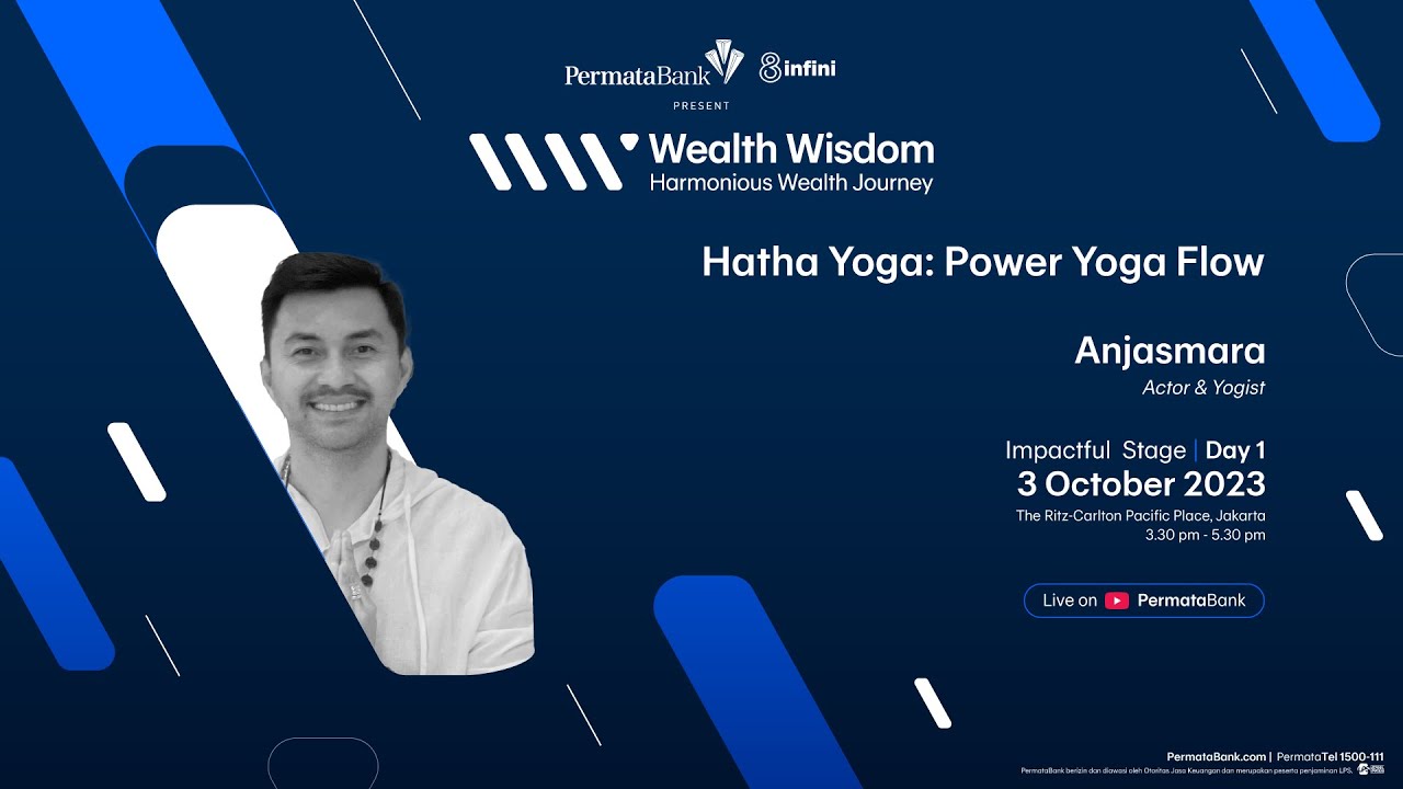 Wealth Wisdom 2023 - Hatha Yoga: Power Yoga Flow with Anjasmara - YouTube
