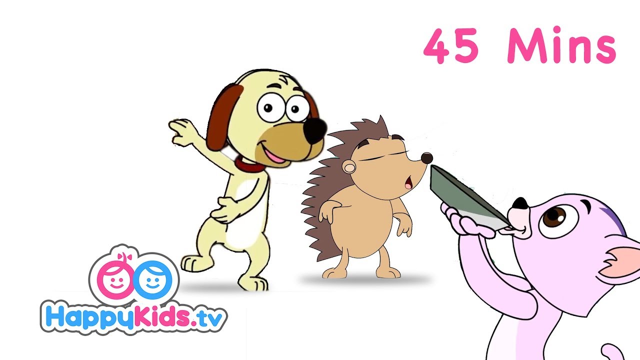 Dog, Cat, Rabbit | Pet Animal Songs | Rhymes For Kids, Children Babies ...