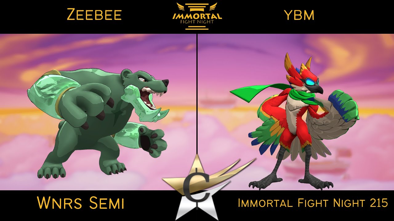 Immortal Fight Night 215 Wnrs Semi - Zeebee (Etalus) Vs ybm (Wrastor ...