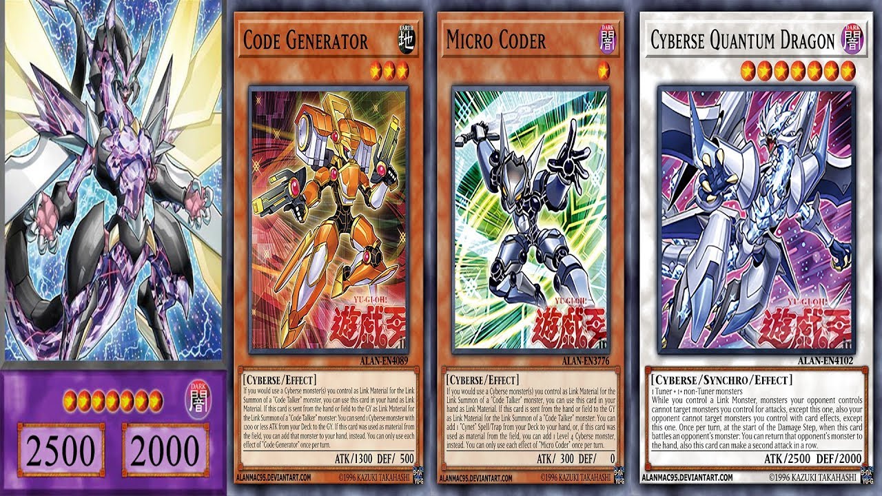 YGOPRO Cyberse Quantum Dragon Deck Cyberse Clock Dragon OTK - YouTube