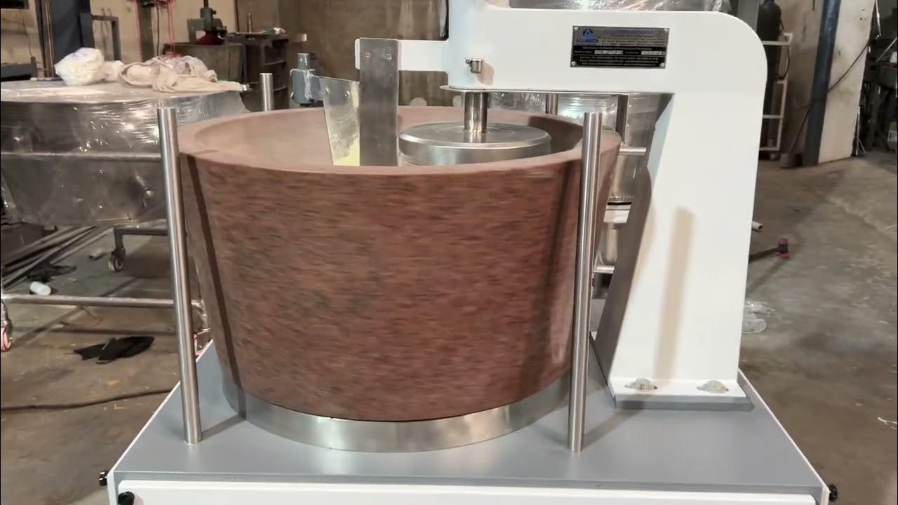 Granite Kharal Machine | Allmach Pharma Machinery - YouTube