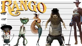 Rango Size Comparison Size Comparison | Biggest Charact... | Doovi