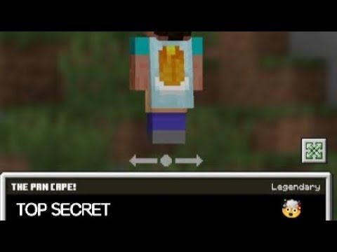 New Cape! MCPE Secret Cape? The Pan Cape - YouTube