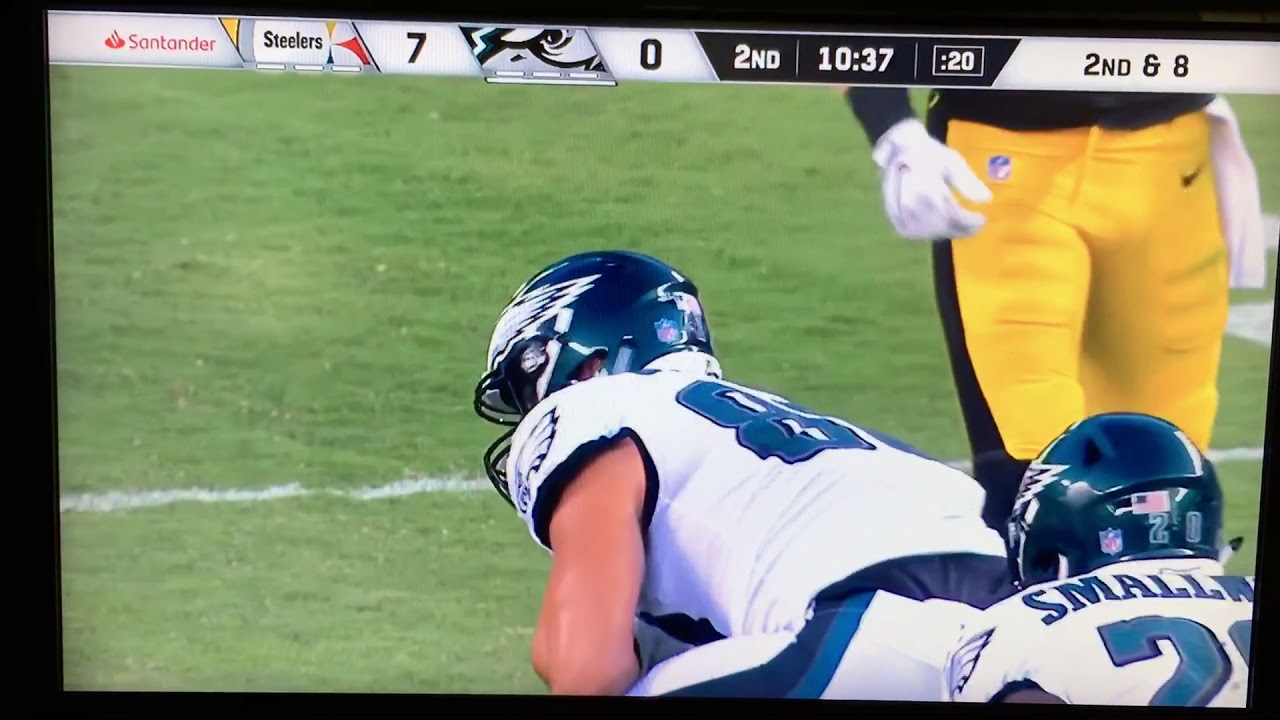 Dallas Goedert (Rookie Tight End) with his first NFL touchdown as a ...