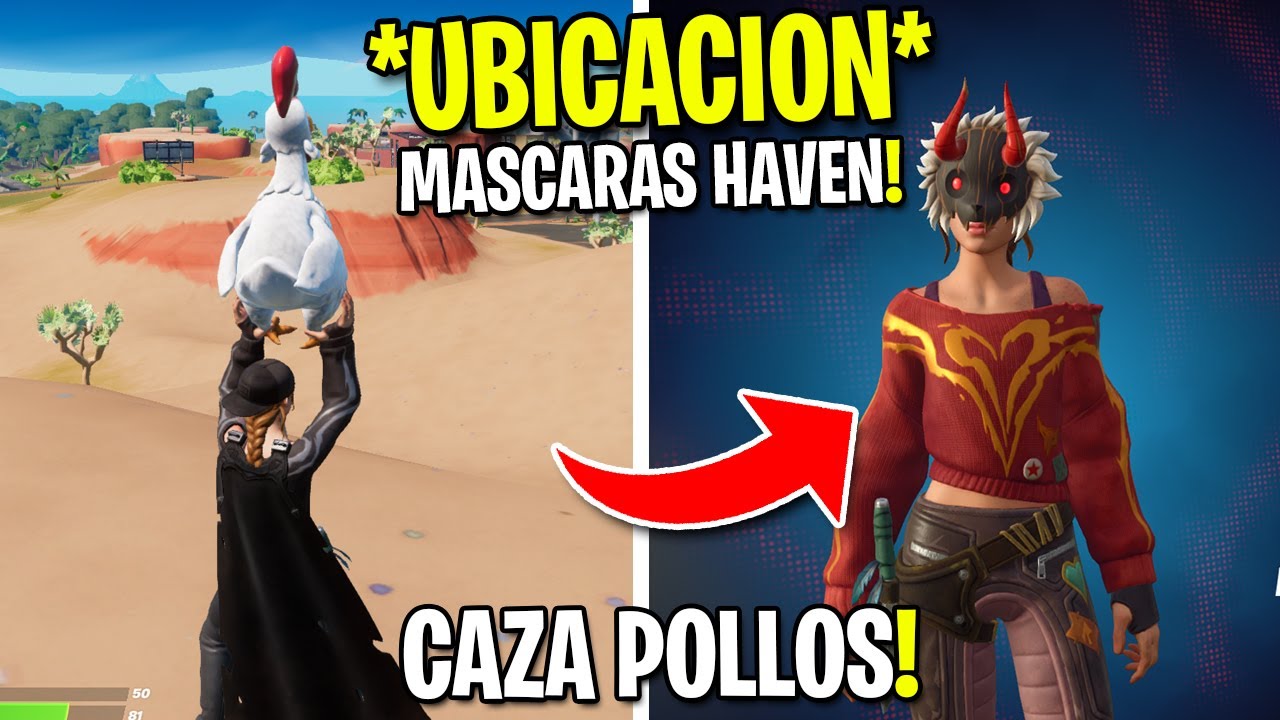 CAZA POLLOS en FORTNITE 🐔 *UBICACIONES* POLLOS en FORTNITE 😱 DESAFIOS ...