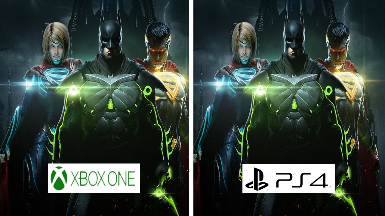 Injustice 2 Graphics Comparison Xbox One vs PlayStation 4 - YouTube