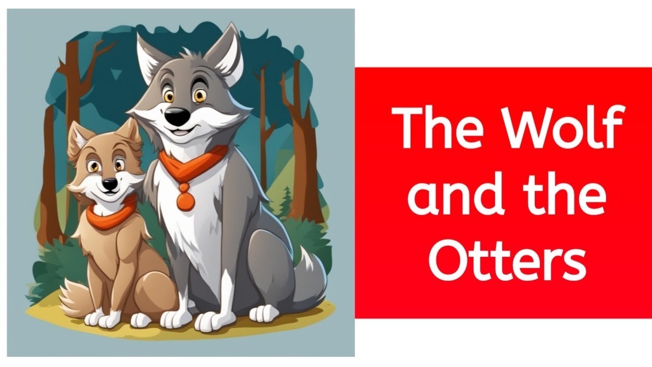 The Wolf and the Otters - An English fable for kids #bestenglishstories ...