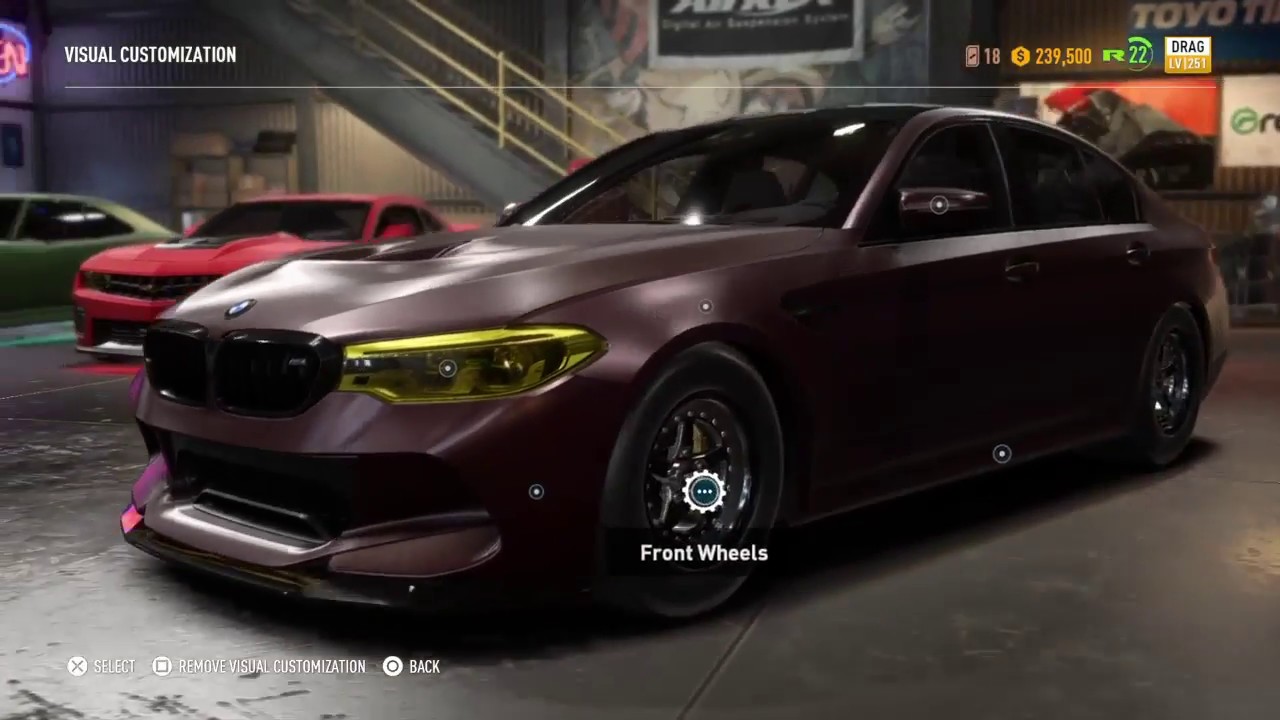 NFS:Payback BMW M5 Drag build level 280 - YouTube