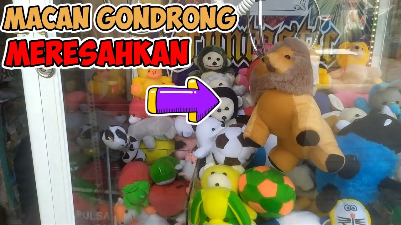 BONEKA MACAN GONDRONG MERESAHKAN || Claw Machine - YouTube