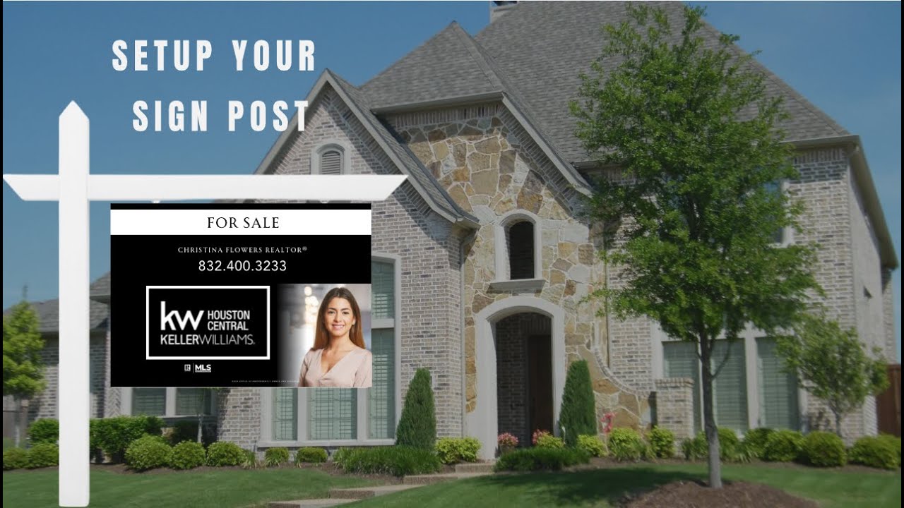 How to Properly Set Up a Real Estate Sign Post & Display Your For Sale ...