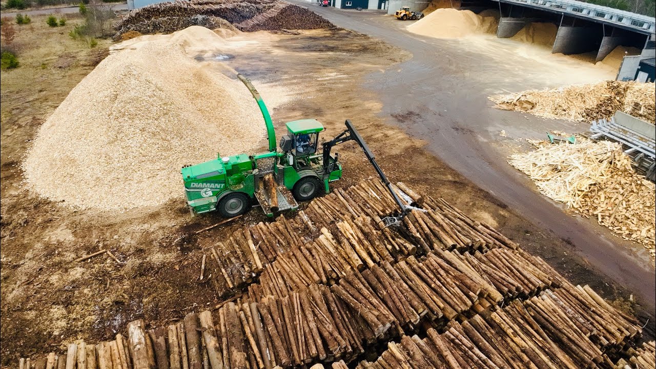 Albach Diamant 2000 im Einsatz bei der Kraftwerke. - YouTube