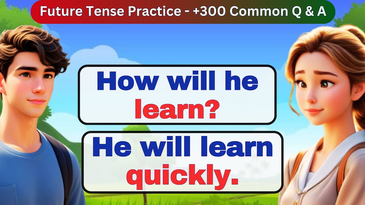 English Conversation Practice | Future Tense Practice | English ...